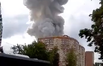 Moment Of Explosion At Plant In Sergiev Posad Near Moscow Caught On ...